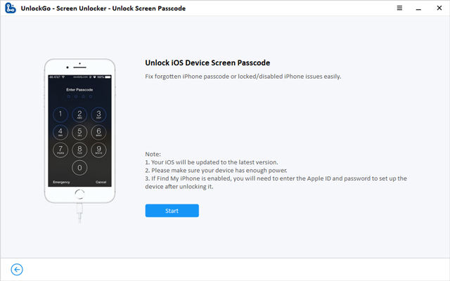 Remove iPhone Lock Screen without Password – UnlockGo [OFFICIAL]