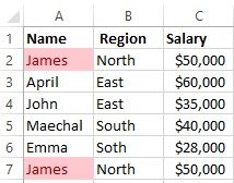 2022 Find Duplicates in Excel Columns and Rows
