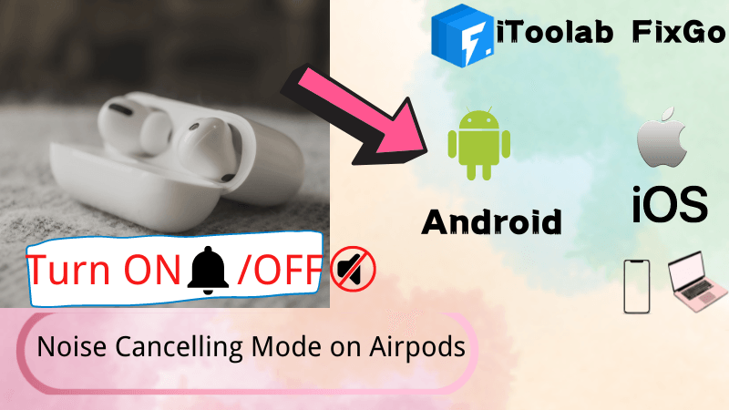 How To Turn Noise Cancelling ON OFF On Airpods 2 3 Pro In 2022